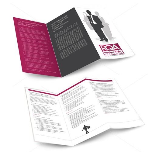 Designs | New Brochure Design for RQA Product Risk Institute | Print or ...