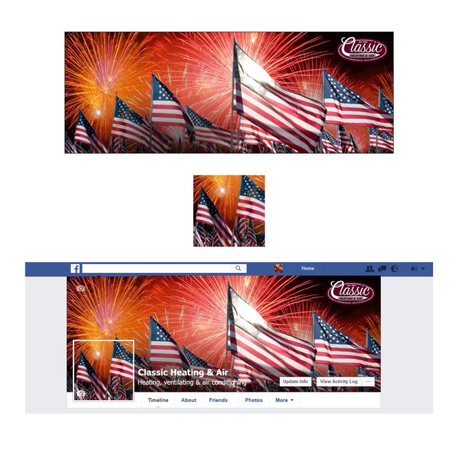 Classic 4th of July | Facebook cover contest