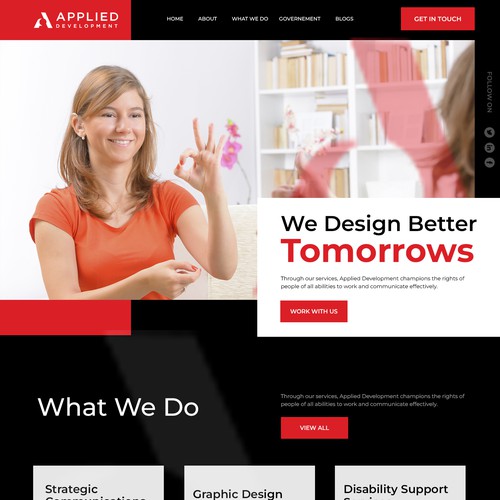 Designs | AD WordPress Template | WordPress theme design contest