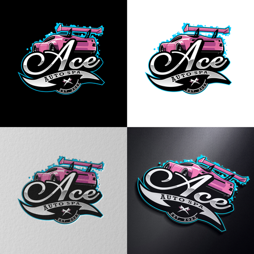 Designs | Ace Auto Spa | Logo & social media pack contest