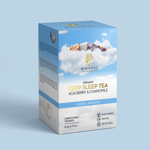 Designs | DEEP SLEEP TEA - REBRAND NEEDED | Product packaging contest