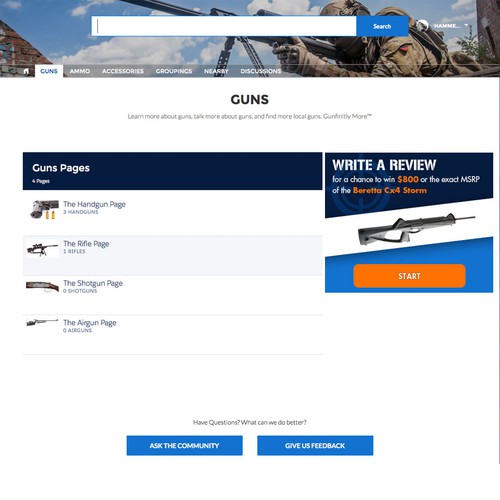 Design Gun Related Banner | Banner ad contest