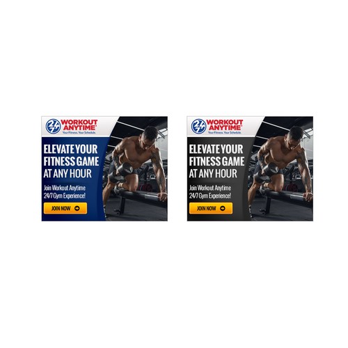 Designs | Workout Anytime Geo-Fencing Creative | Banner ad contest