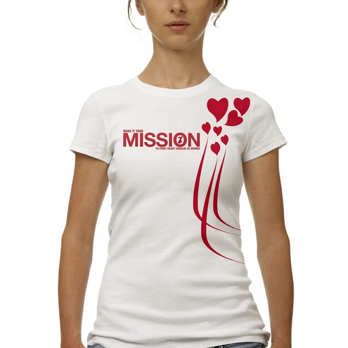 Create bold design for Go Red For Women E-commerce products | T-shirt ...