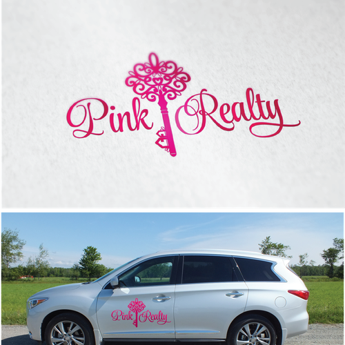 Designs | New Logo for Pink Realty and Vehicle Wrap | Logo & brand ...