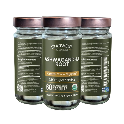 Designs | Organic Herb Capsule Label Design | Product packaging contest