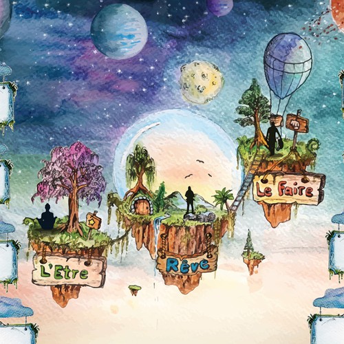 Designs | Artwork of a personal development tool to map a dream ...