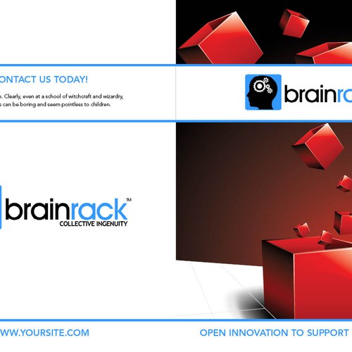 Brochure design for Startup Business: An online Think-Tank | Banner ad ...