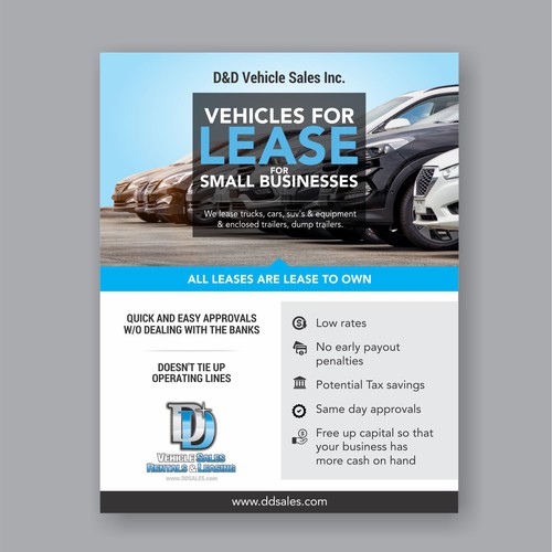 Simple Leasing ad | Poster contest