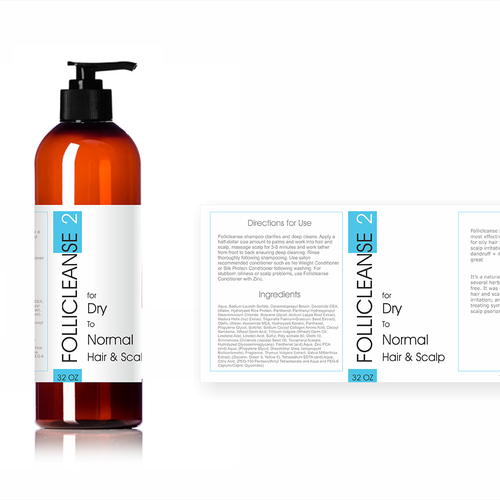 Creative, professional new label design for our best-selling shampoo ...