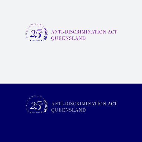 Create a sophisticated logo to commemorate 25 years of anti ...