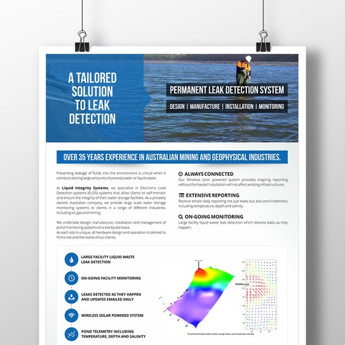 Designs | design a poster for liquid integrity systems a unique large ...