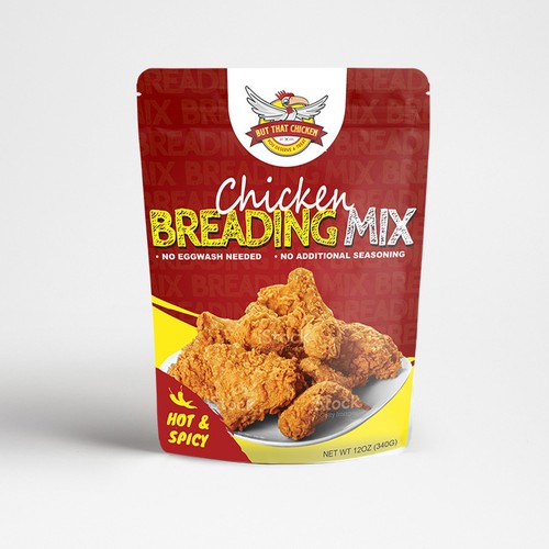 Designs | Design appetizing chicken breading mix food packaging that ...