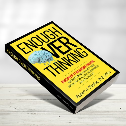 Designs | Design a Text-Based cover on Overthinking | Book cover contest