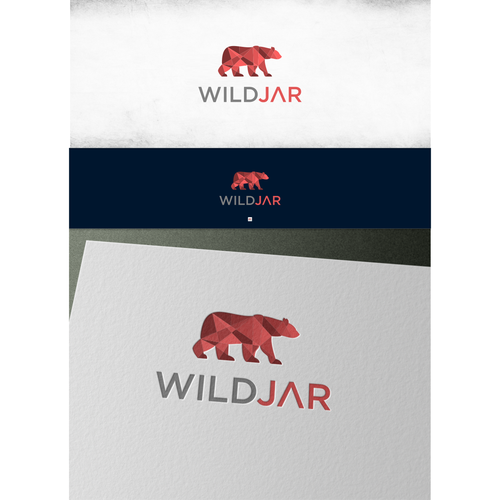 Create a visually exciting logo for our startup WildJar - a Call ...