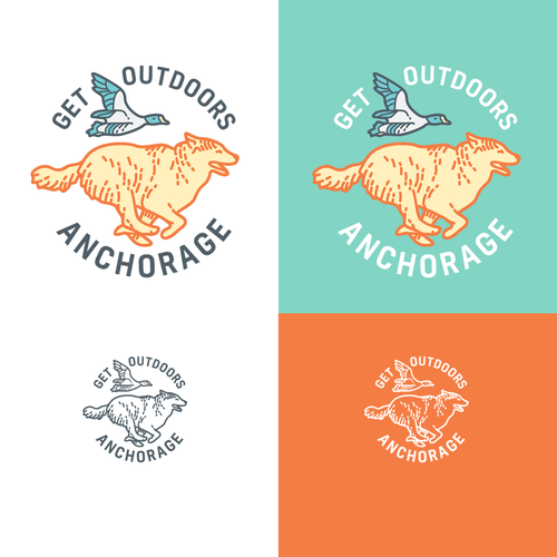 Get Outdoors Anchorage, Alaska Logo Design | Logo & brand identity pack ...