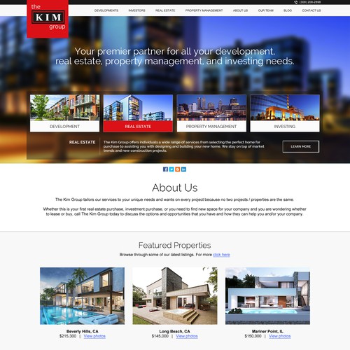 Create innovative, edgy web design for TKG! | Web page design contest