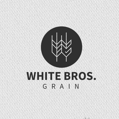 Create a Professional logo with realistic ear of white corn or corn ...