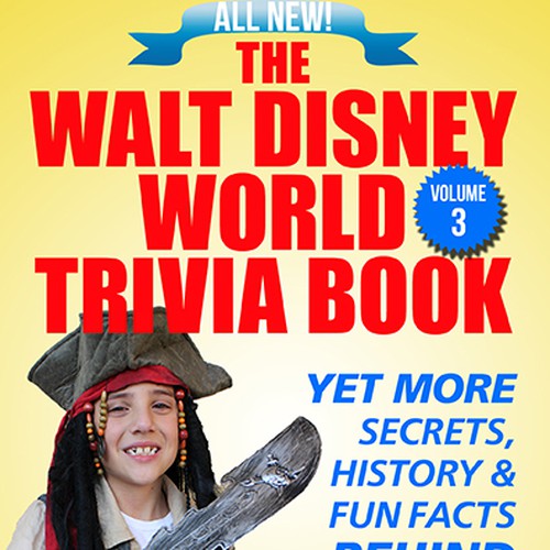 Designs | Walt Disney World Trivia Book cover | Book cover contest