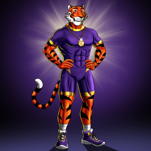 Designs | I need a Marvel comics style superhero tiger mascot ...
