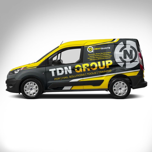 Vehicle Graphics for Ford Transit Connect | Voertuigwrap ontwerpwedstrijd