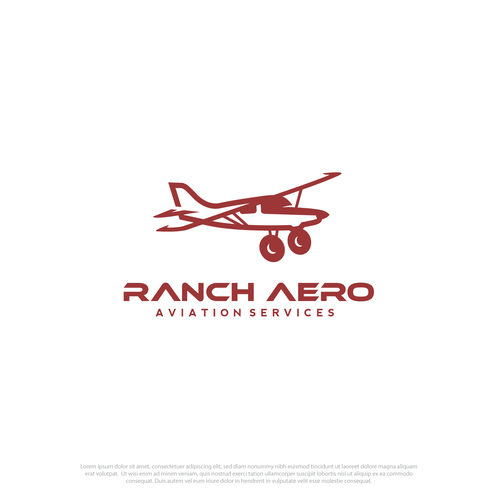 Awesome Bush Plane Logo for Commercial Aviation Service "Ranch Aero ...