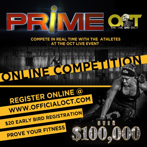 Online CrossFit Event Poster | Postcard, flyer or print contest
