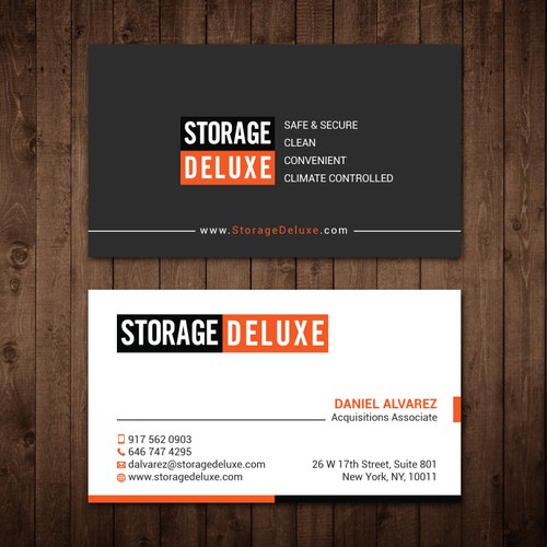 Business card designs for Storage Deluxe | Business card contest