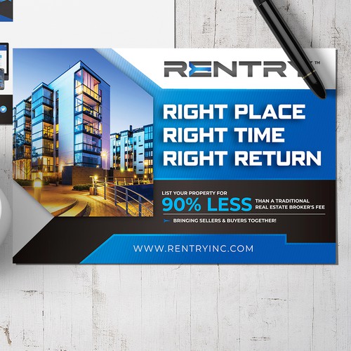 Designs | RENTRY Sellers Postcard | Postcard, flyer or print contest