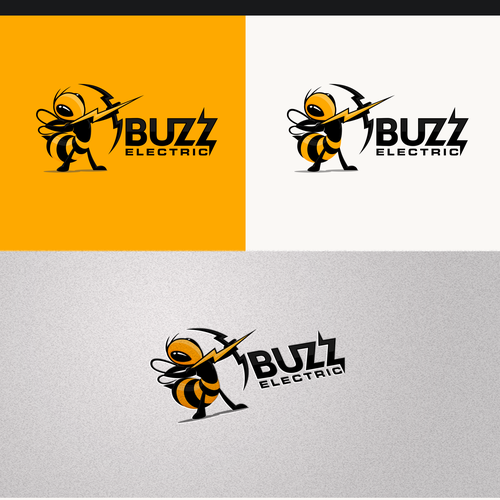 Designs | Create a logo for Buzz Electric with a bee and a lightning ...