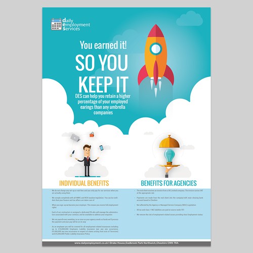 A4 Persuasive Poster for Payroll company! | Poster contest