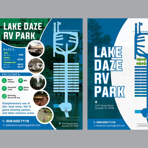 Rv Park Flyer Design Fox Hill RV Resort & Campground 🚨 2025