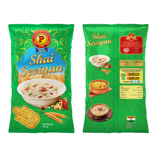 Designs | P Mark Wheat Semolina Vermicelli Design | Product packaging ...