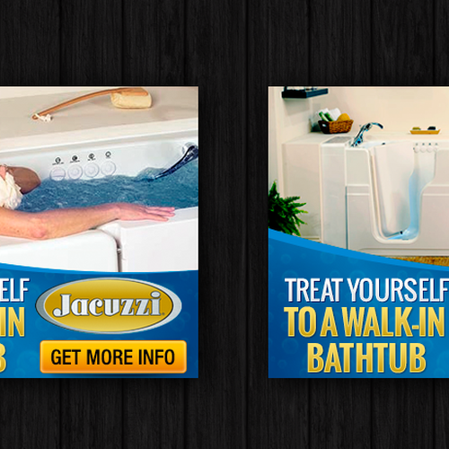 Designs | Jacuzzi Walk In Bathtub Banner Ads | Banner ad contest