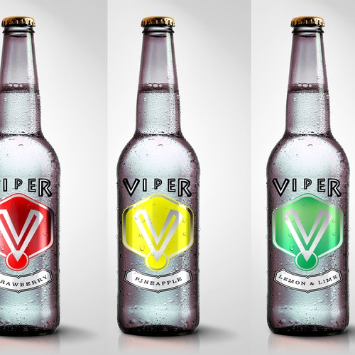 Design the label for Viper: a fruit-flavored alcoholic beverage ...