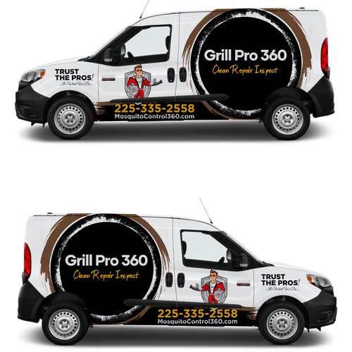 Designs | Cohesive vehicle wrap design for new company division | Car ...