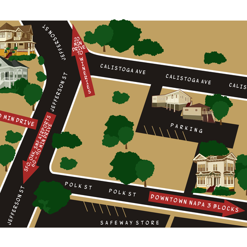 DESIGNER CHALLENGE: Cartoon/Graphic Map that is fun & easy to read ...