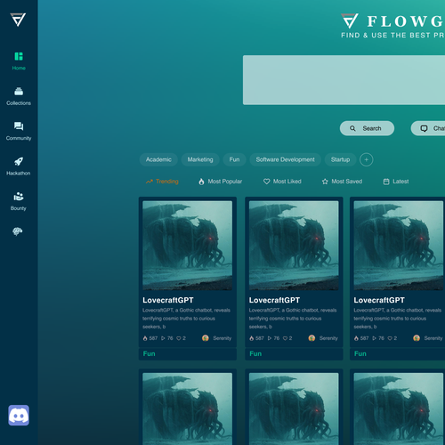 Designs Uiux Redesign For Chatgpt Prompts Platform Web Page Design