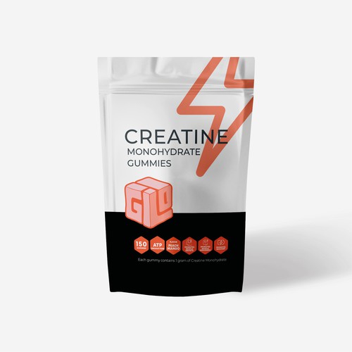 Designs | Bag Design for Creatine Monohydrate Gummy brand | Product ...