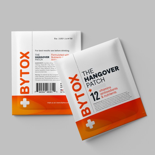 Designs | Powerful new packaging design for a hangover/wellness patches ...