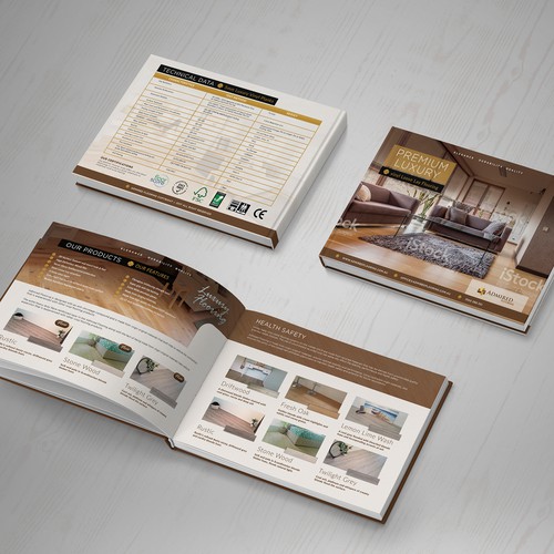 Design a Classy Vinyl Plank Flooring Brochure that sells sophistication ...