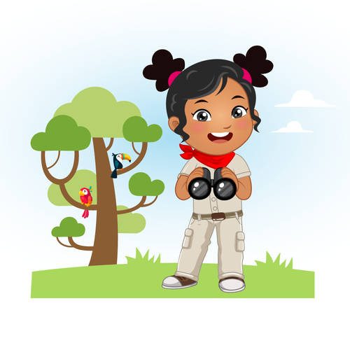 Designs | Children’s Book Character - Little Girl | Character or mascot ...