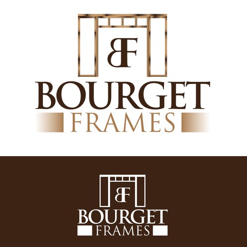 Design a modern logo for Bourget Frames | Logo design contest