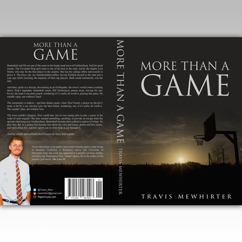 Create a book cover illustrating the power of sports | Book cover contest