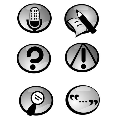 6 Workbook Icons | Button or icon contest