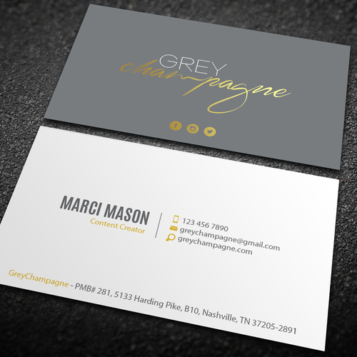Blogger Business Card | Business card contest
