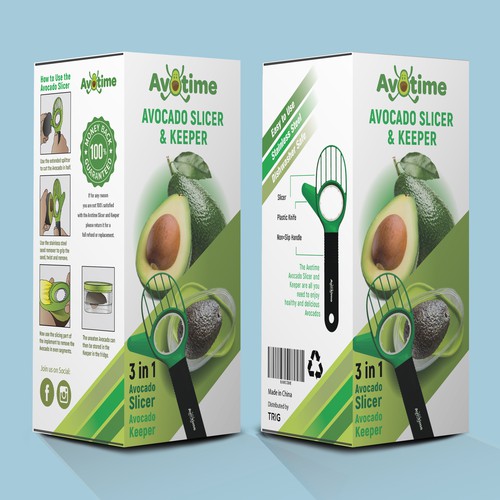 Delicious Avocado Kitchen Implements need a packaging box designed ...