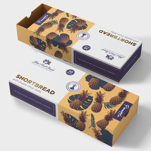 Premium packaging for unique Shortbread with Exotic Fruit Jellies ...