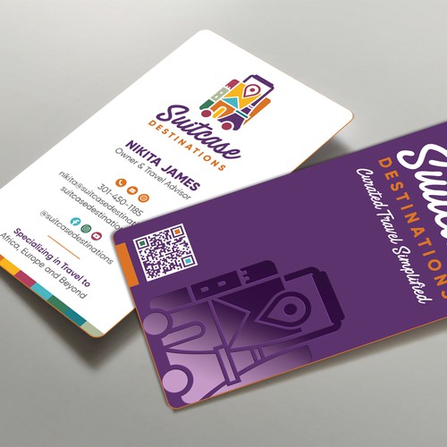 Designs | Design a Creative Travel Agency Business Card that will ...