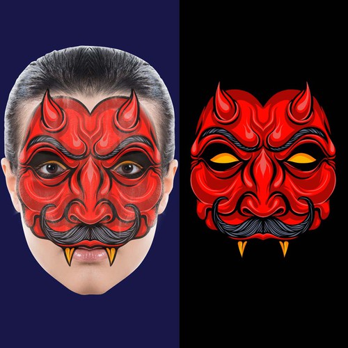 Design 2D Face Paint for Augmented Reality Lenses | Illustration or ...